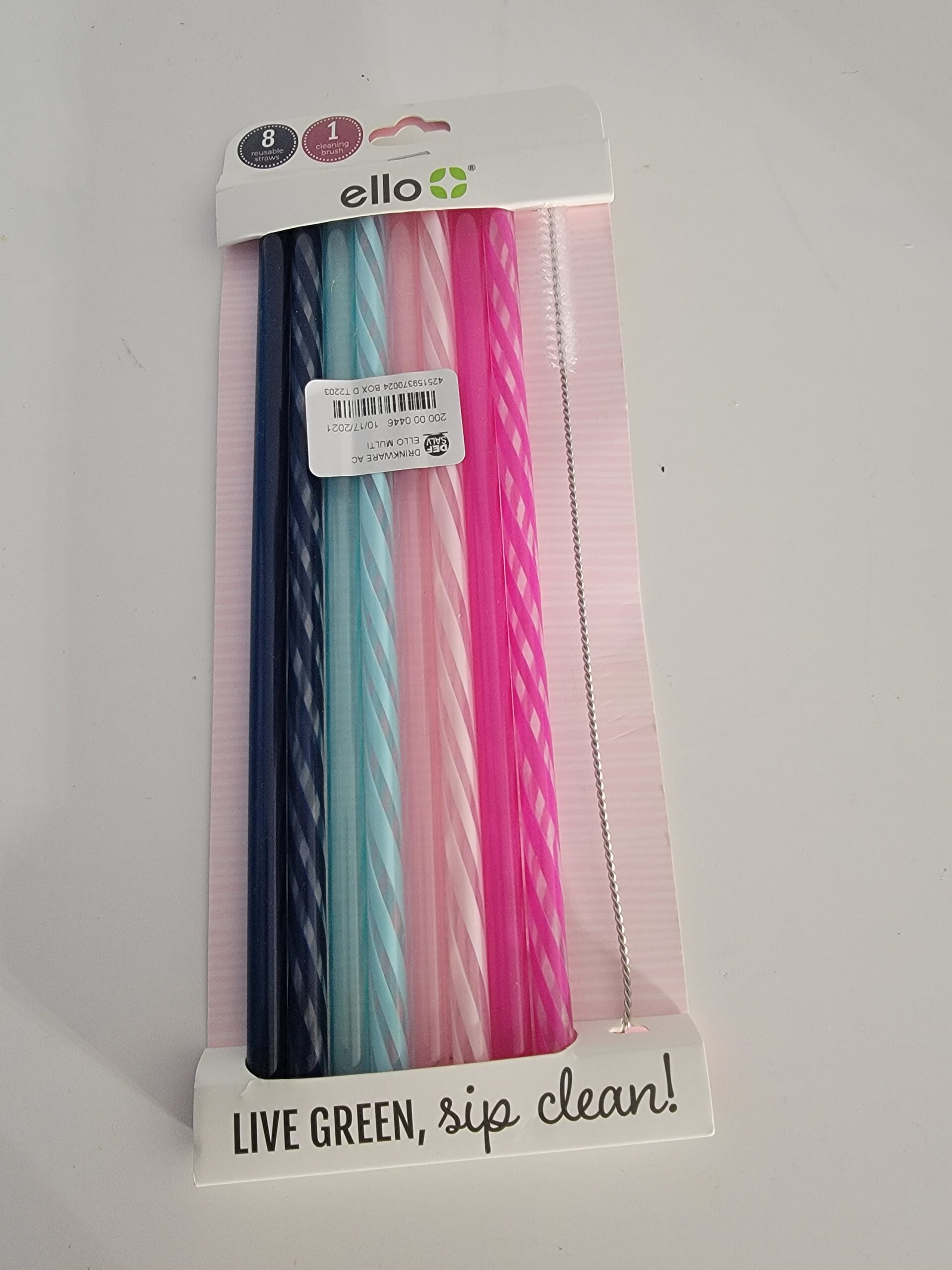 Ello 8pk Plastic Straws - Sofloria Discount Store